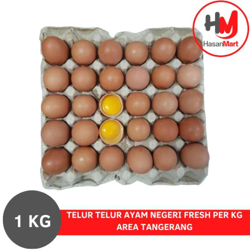 Jual Telur Telor Ayam Negeri Fresh Per Kg [1 Kg] By Hasan Mart Di ...