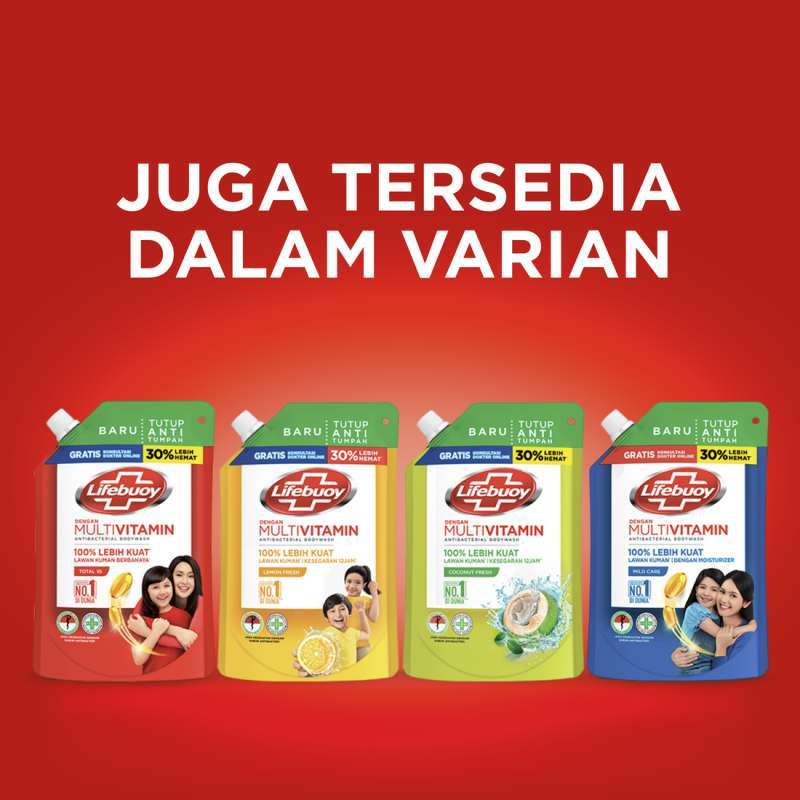 Promo Lifebuoy Lemon Fresh Sabun Cair Refill [825 Ml X 2 Pcs] - Banded ...