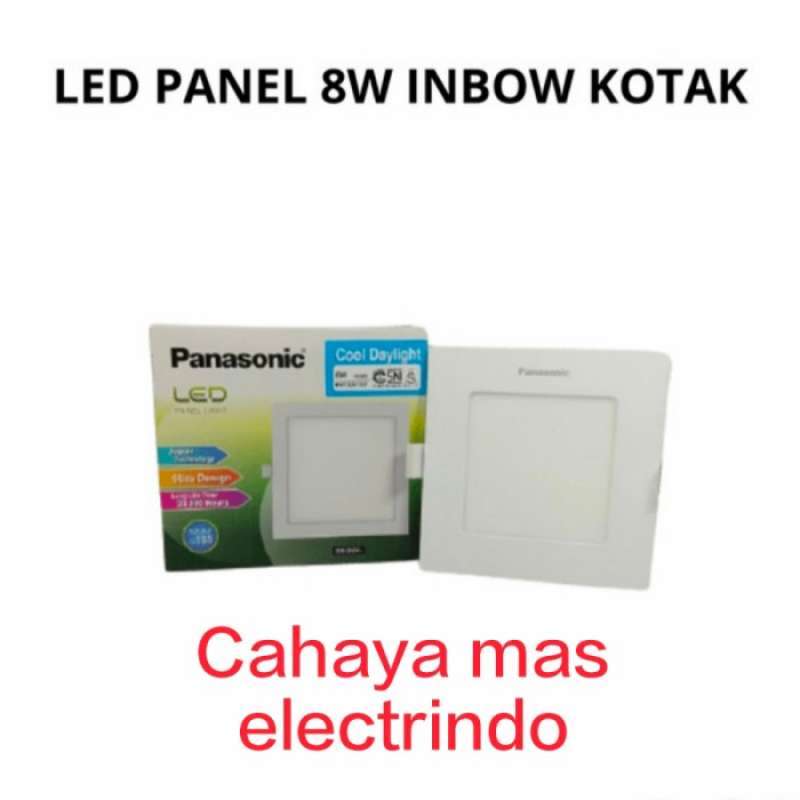 Promo PANASONIC DOWNLIGHT PANEL LED 8W INBOW KOTAK Diskon 27% di Seller ...