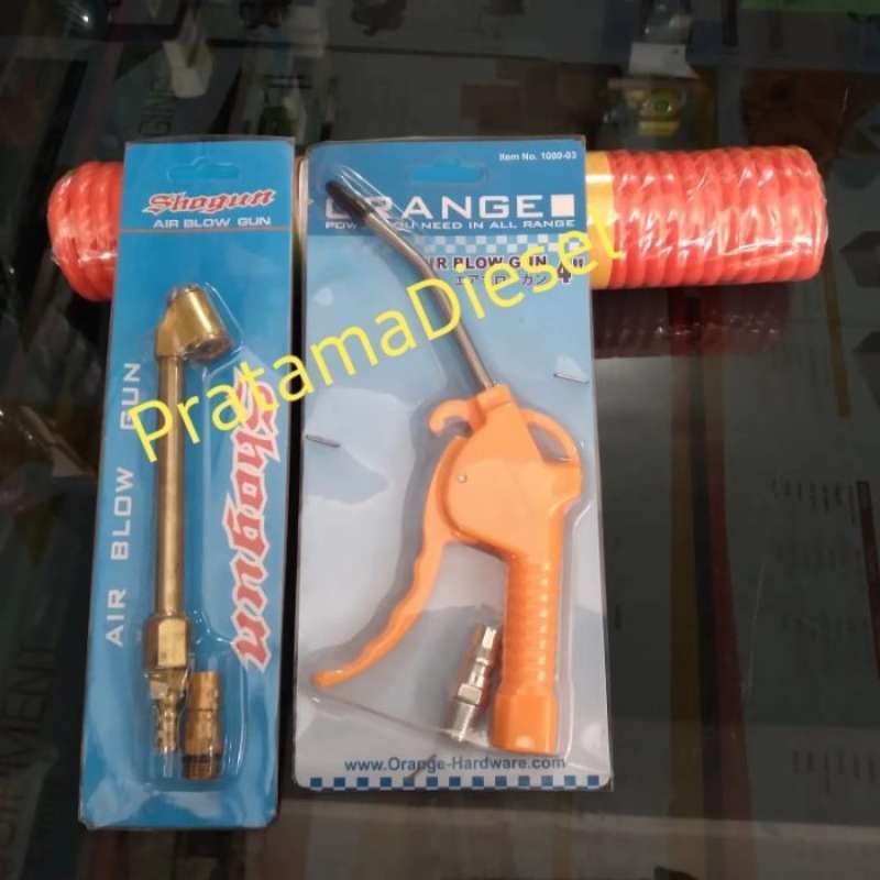 Promo Selang kompresor angin recoil 6M+Air blow gun+Pentil angin Diskon ...