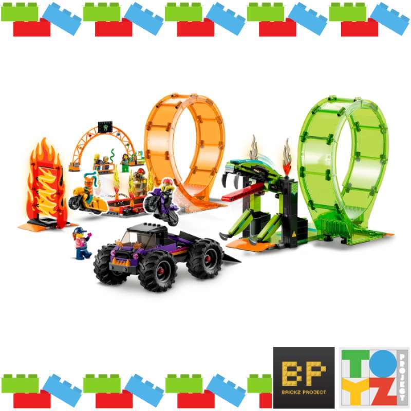 Jual Lego 60339 City - Double Loop Stunt Arena Di Seller Brickz Project ...