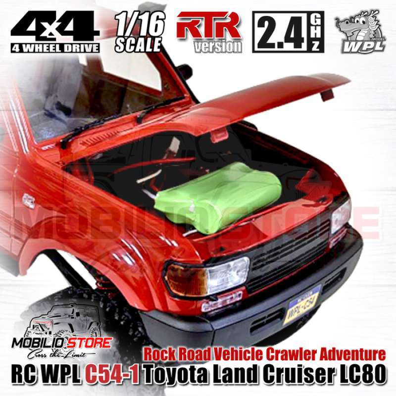 Promo Rc Wpl C54-1 Toyota Land Cruiser Lc80 Rtr 1/16 Scale 4wd Crawler ...