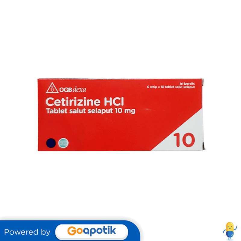 Jual CETIRIZINE OGB DEXA MEDICA 10 MG BOX 60 KAPSUL di Seller Apotek Aa ...