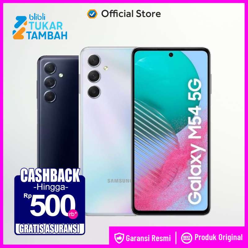 Promo Samsung Galaxy M54 5g 8 256gb Garansi Resmi 8 256 Gb Dark Blue