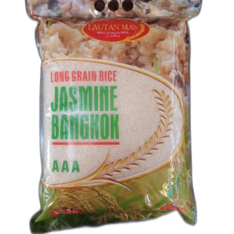 Promo Long Grain Rice / Jasmine Bangkok / Lautan Mas Best Quality Rice ...