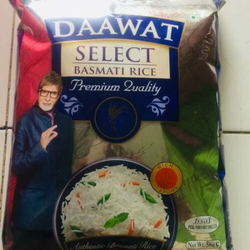 Promo Daawat Select Basmati Rice 5kg / Beras Basmati Da Awat 5kg Diskon ...