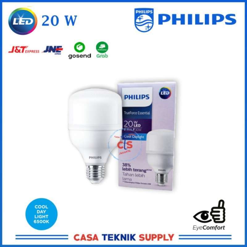 Promo Lampu LED PHILIPS Tforce Core 35W HB E27 True Force Putih Diskon ...