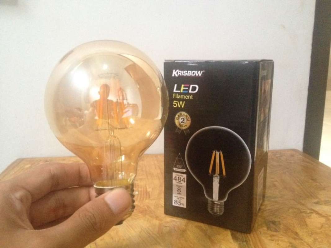 Promo Bohlam Lampu Hias Vintage Edison / Krisbow Led Filament 5w Diskon ...