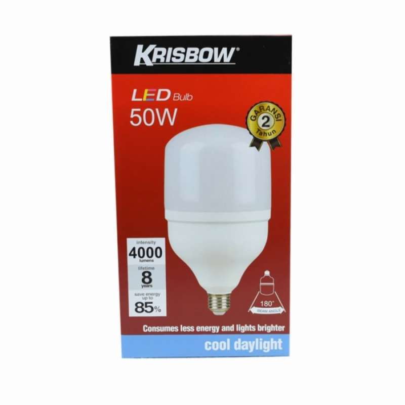 Promo Krisbow Bohlam Led High Power 50w - Cool Daylight / Putih Diskon ...