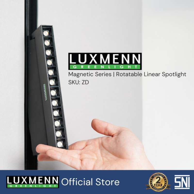 Promo Luxmenn Led Magnetic Track Light Linear Spotlight, 18w, Gs18 ...