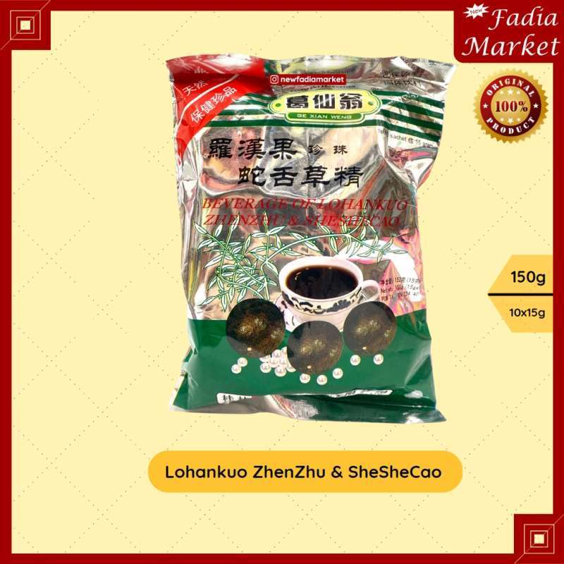 Jual Ge Xian Weng Luo Han Kuo Lohankuo Zhen Zhu She She Cao Teh Panas ...