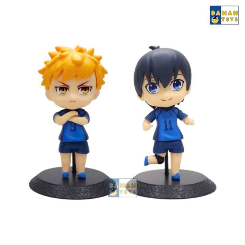 Promo Blue Lock Action Figure Anime 6 Pcs Meguru Bachira Yoshi Isagi ...
