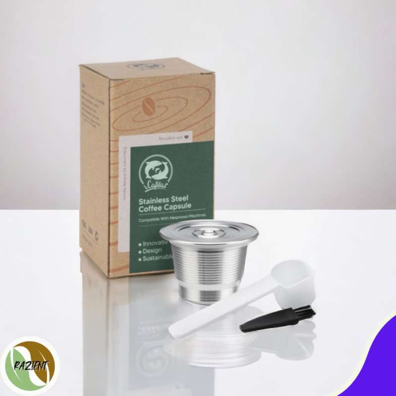 Jual Kapsul Isi Ulang Stainless Steel Refillable Capsule For Nespresso ...