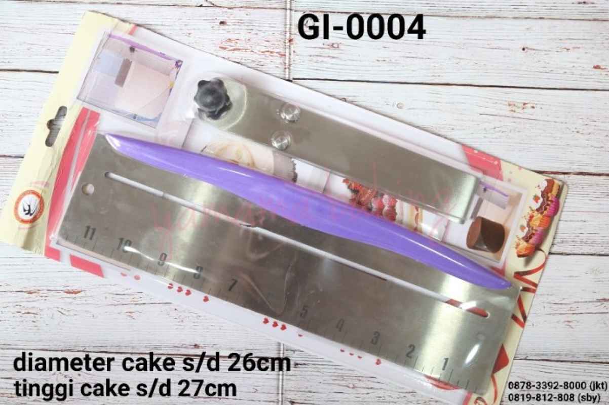 Promo Gi-0004 Cake Scrapper Scraper Stainless Steel Penghalus ...