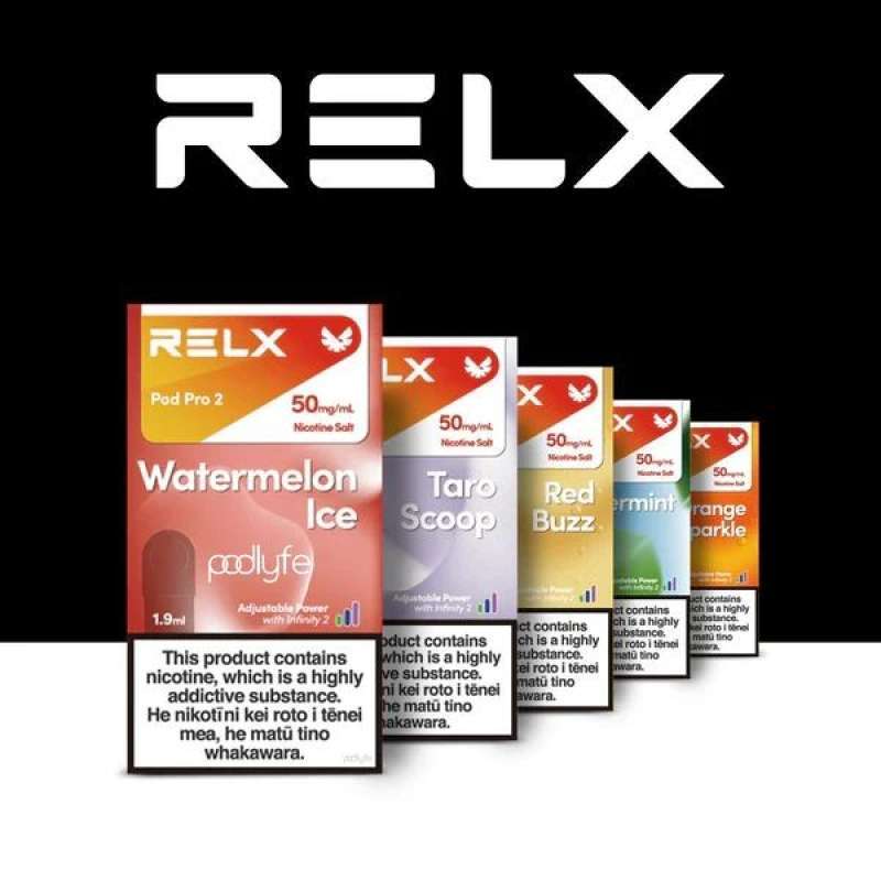 Jual Cartridge Relx Pod Pro 2 30mg 3% Infinity Essential Catridge Cukai ...