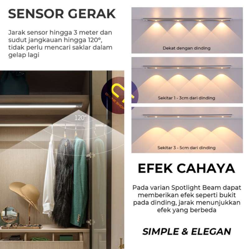 Promo LAMPU PIR SENSOR GERAK OTOMATIS LED BAR LIGHT LEMARI DINDING ... Promo LAMPU PIR SENSOR GERAK OTOMATIS LED BAR LIGHT LEMARI DINDING ...