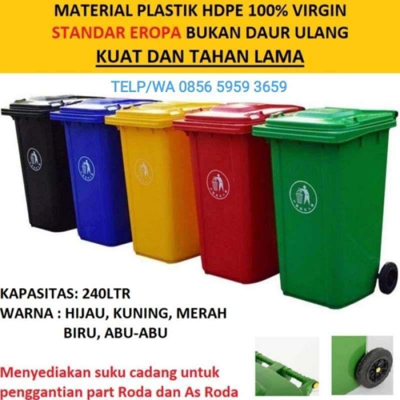 Promo TEMPAT SAMPAH BESAR-TONG SAMPAH BESAR-BAK SAMPAH BESAR UK 240 ...