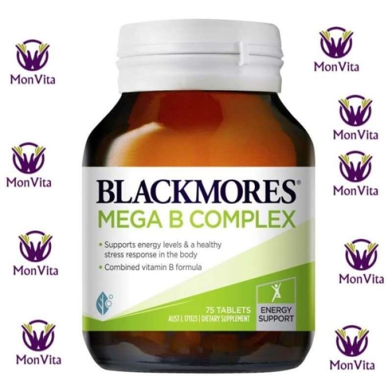 Promo Blackmores Mega B Complex - 75 Tablet Vitamin B Lengkap Diskon 33 ...
