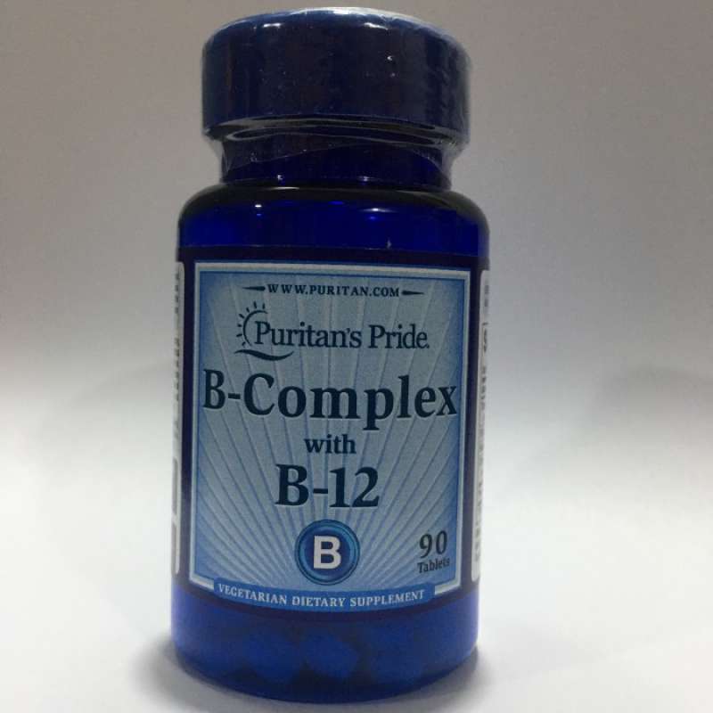 Promo VITAMIN B-COMPLEX B12 - 90 Tablets USA JANTUNG SARAF SEHAT Diskon ...