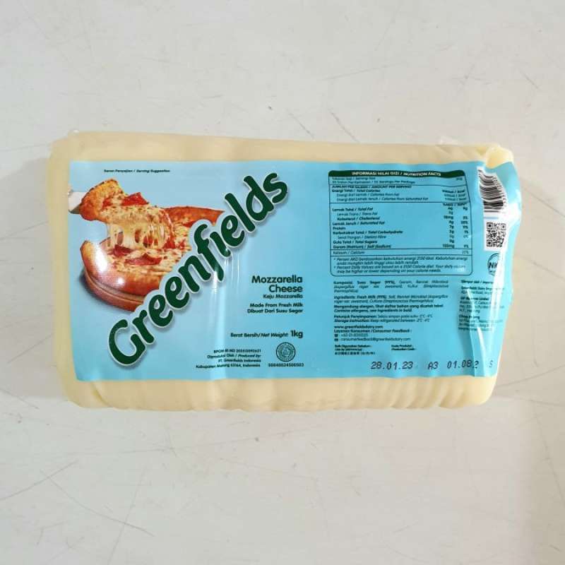 Promo Greenfields Keju Mozzarella 1kg Diskon 33% Di Seller Virgo Storee ...