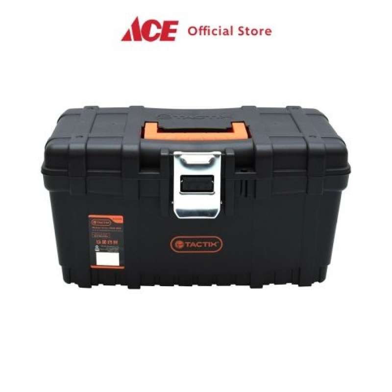 Promo Ace - Tactix Kotak Perkakas 40 Cm - Hitam Storage Tools Box ...