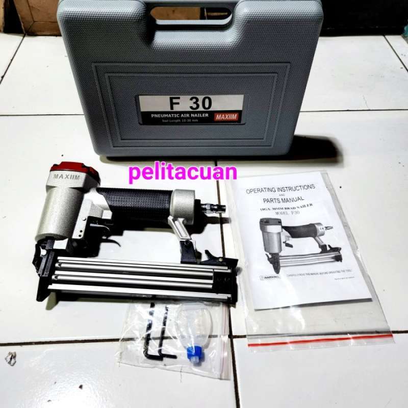 Promo Mesin Staples Angin F30 Maxiim Mesin Paku Tembak Angin F30 Air ...
