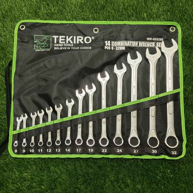 Promo Tekiro Kunci Ring Pas Set 14 Pcs (8-32 Mm) Diskon 23% Di Seller ...