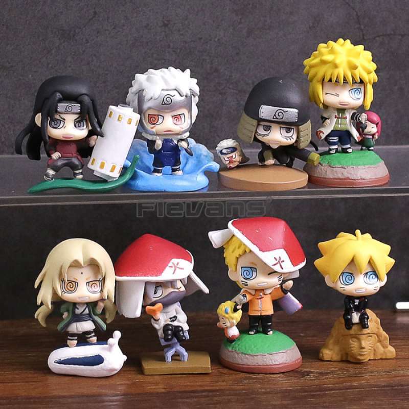 Promo Action Figure Boruto Petit Chara Land Hokage Konoha Set 8 Diskon ...