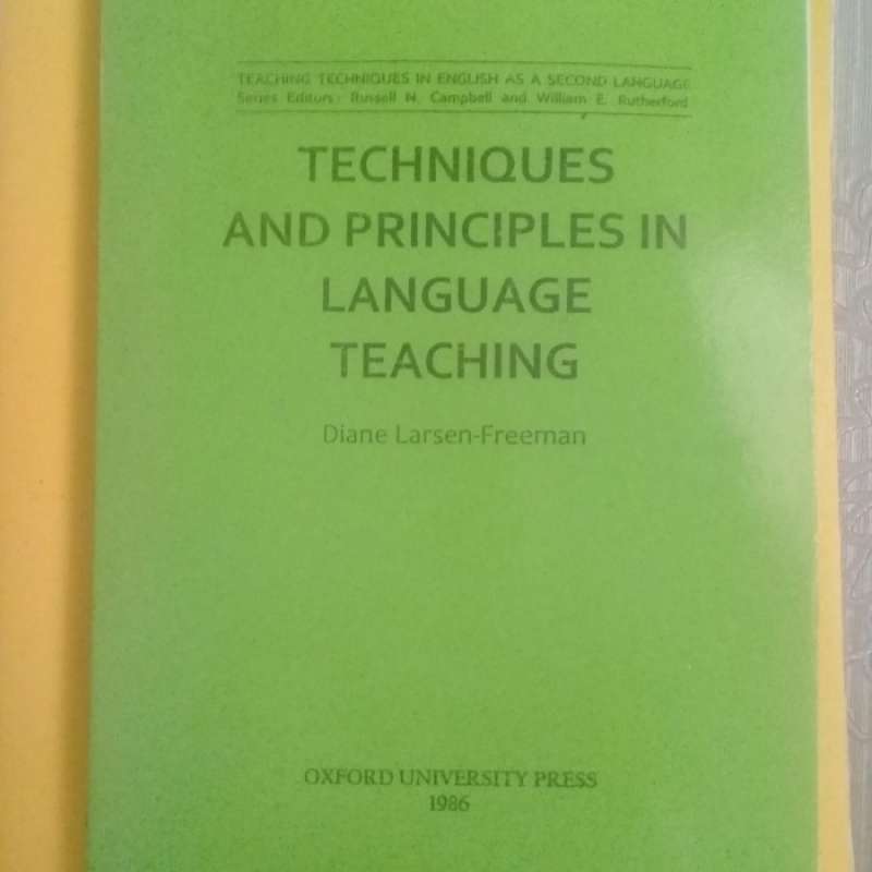 Promo Buku Techniques And Principles In Language Teaching Diskon 23% Di ...