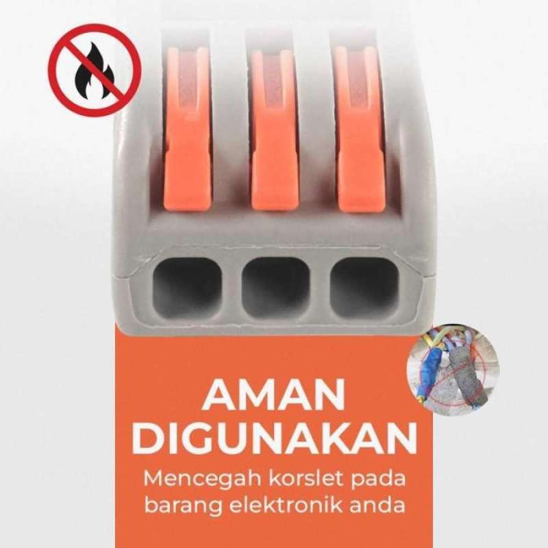 Jual G Terminal Block Konektor Sambungan Kabel Listrik 1pcs [gray, Pct ...