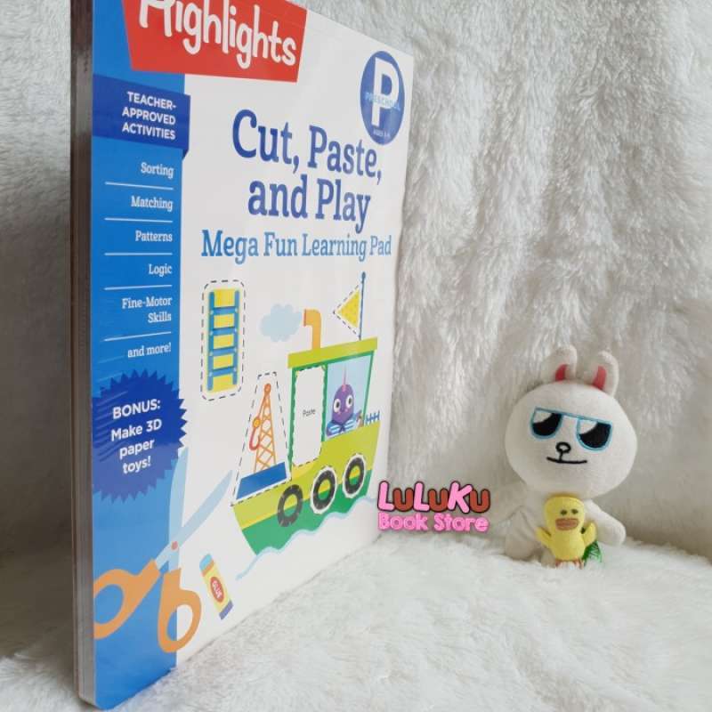 Promo Buku Import Anak Highlights Cut Paste And Play Mega Fun Learning ...