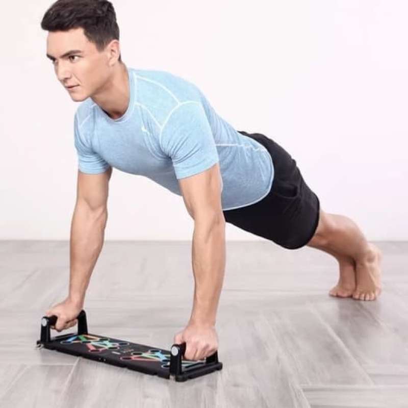 Jual alat olahraga push up training board portable / papan push up ...