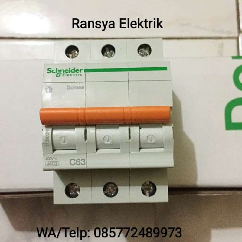 Promo Mcb Schneider Domae 3phase 50a, 63a Diskon 23% Di Seller Lixia ...
