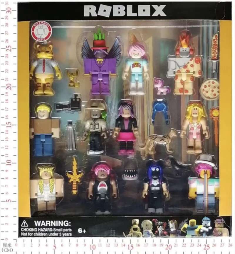 Promo Roblox ultimate collector Set 12pcs Kemasan Box Mika Diskon 23% ...