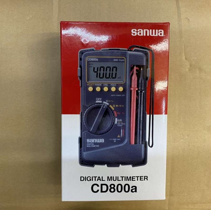 Promo Digital Multimeter Sanwa Cd800a Multi Tester Diskon 23% Di Seller ...