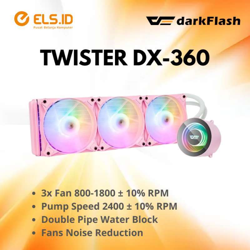 Jual Twister Dx-360 Darkflash Liquid Cpu Cooler - Pink Di Seller Els Computer Official Store ...