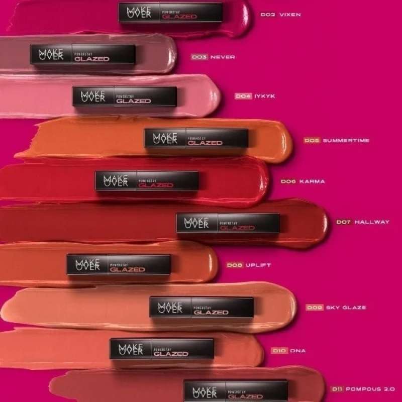 Promo Make Over Powerstay Glazed Lock Lip Pigment 3g | Lipcream ...