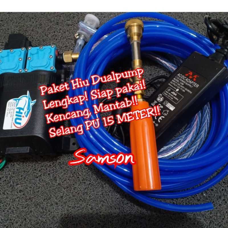 Promo Dual Pompa Hiu Dc Double Pump Hiu Dc Lengkap Selang Pu 15 Meter ... Promo Dual Pompa Hiu Dc Double Pump Hiu Dc Lengkap Selang Pu 15 Meter ...
