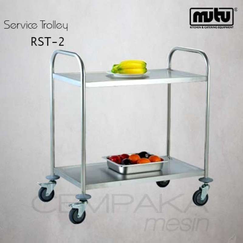 Promo Baru Trolley Pengantar Makanan Dan Piring Kotor Service Trolley ...