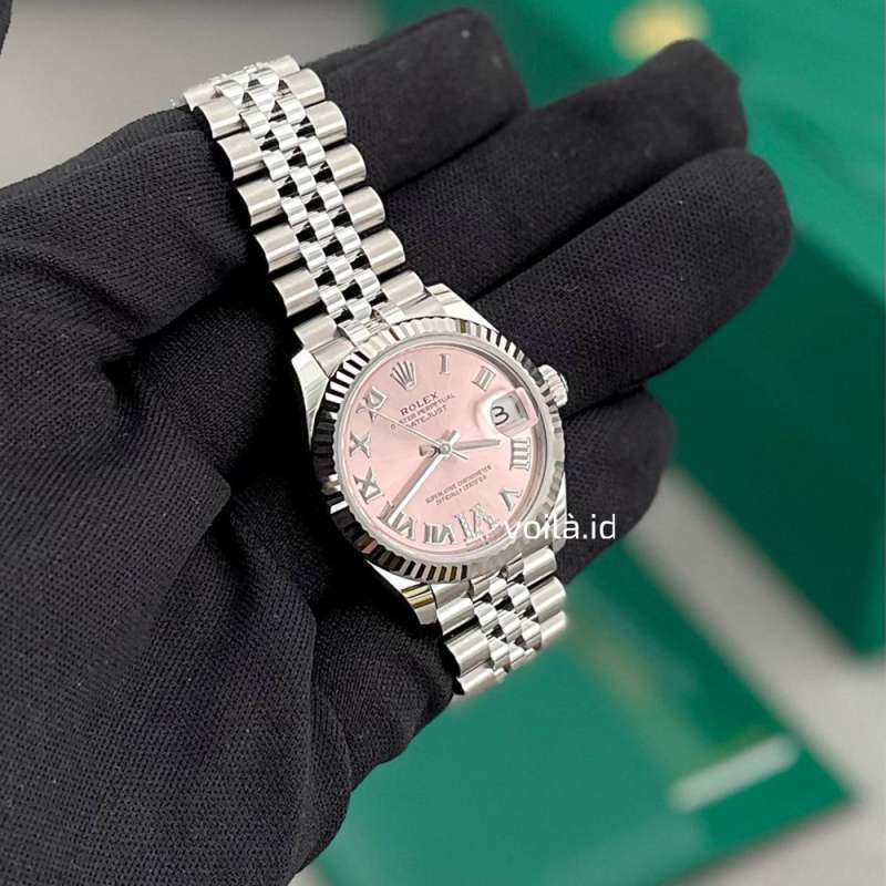 Promo Rolex Datejust 31 - 278274 Pink Vi Jubilee Steel Diskon 38% Di ...