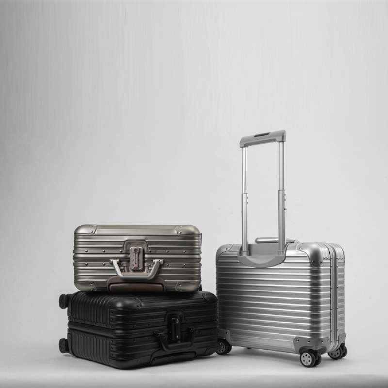 Promo IUIGA Mini Full Aluminium Magnesium Luggage 17inch || Koper ...