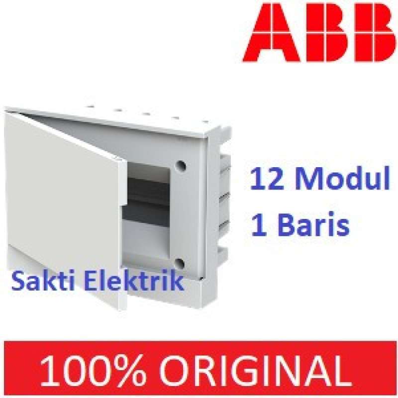 Promo MCB Box Basic E ABB (Inbow) Pintu Putih 12 Module Diskon 23% di Seller Lixia Store ...