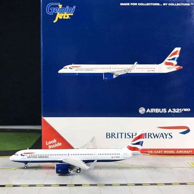 Promo British Airways Airbus A321neo G-NEOP Gemini Jets 1:400 Diskon 23% di Seller Qairina Store ...