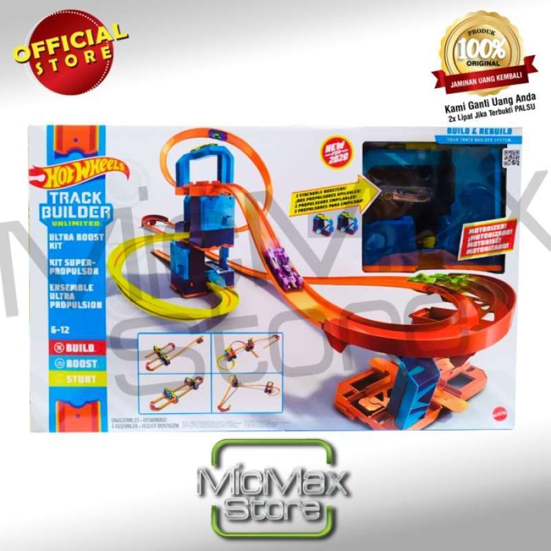 Promo Hot Wheels Hotwheels Track Builder Unlimited Ultra Boost Kit ...