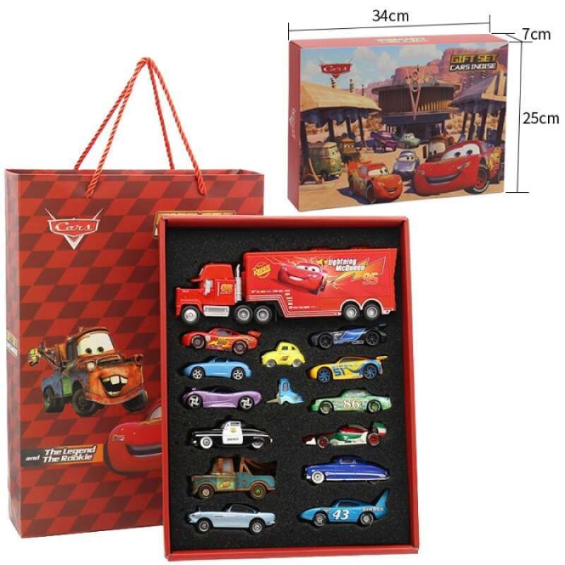 Promo Mobil Mainan Disney Pixar Cars 3 metal 1:55 alloy GiftSet Diskon ...