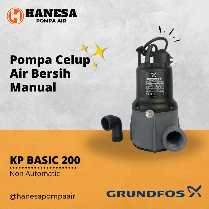 Promo Grundfos Kp Basic 200 Pompa Celup Air Bersih Manual Diskon 2% Di Seller Hanesa Pompa Air ...