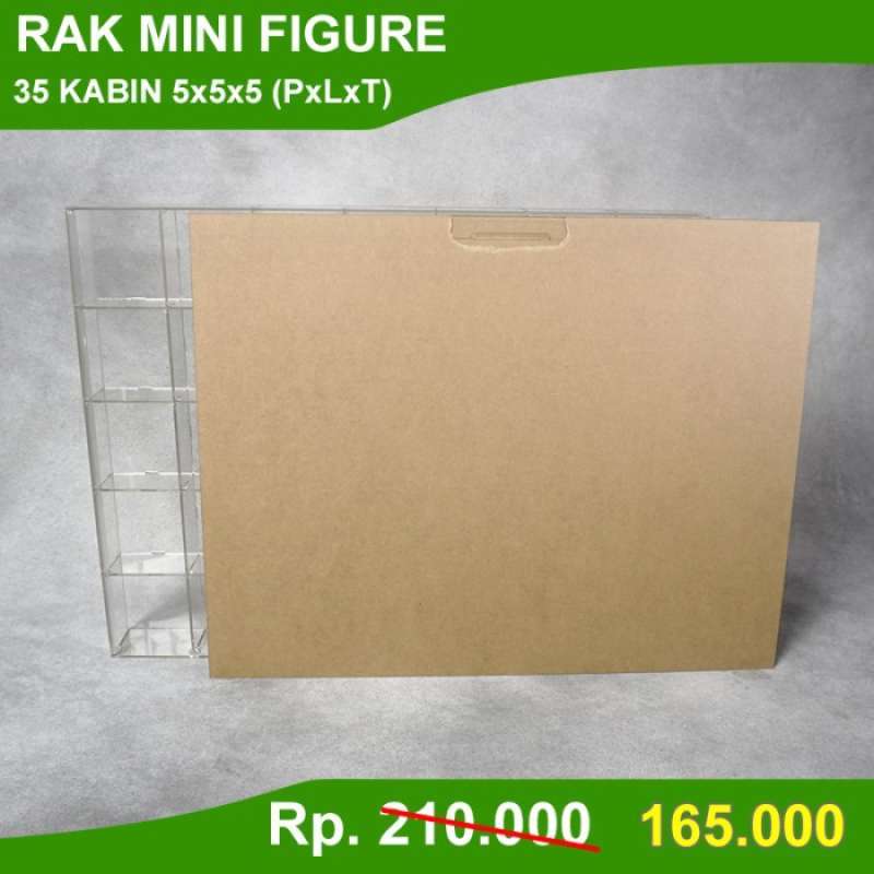 Promo Rak Display Arilik dimensi 5x5x5 35 kabin Diskon 23% di Seller ...
