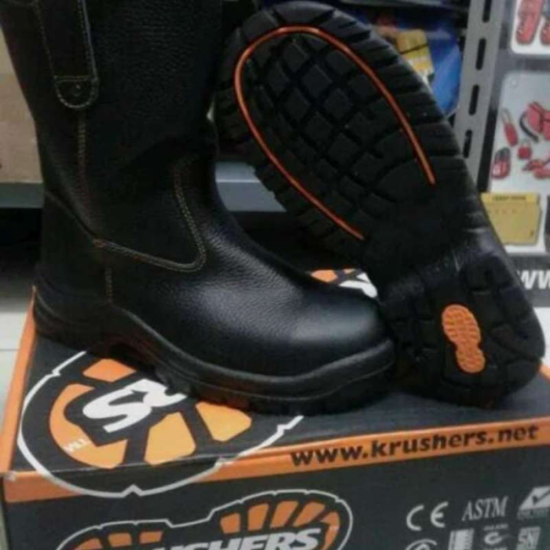 Promo Sepatu Boot Krusher Texas/ Shoes Warna Hitam Diskon 23% Di Seller ...
