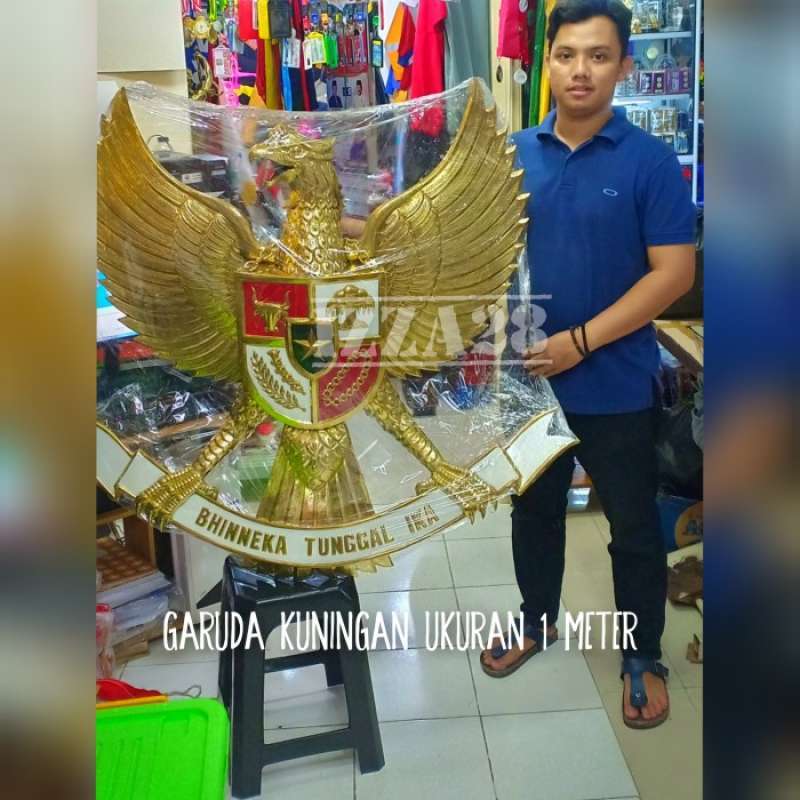 Promo patung garuda kuningan ukuran 1 meter Diskon 23% di Seller ...