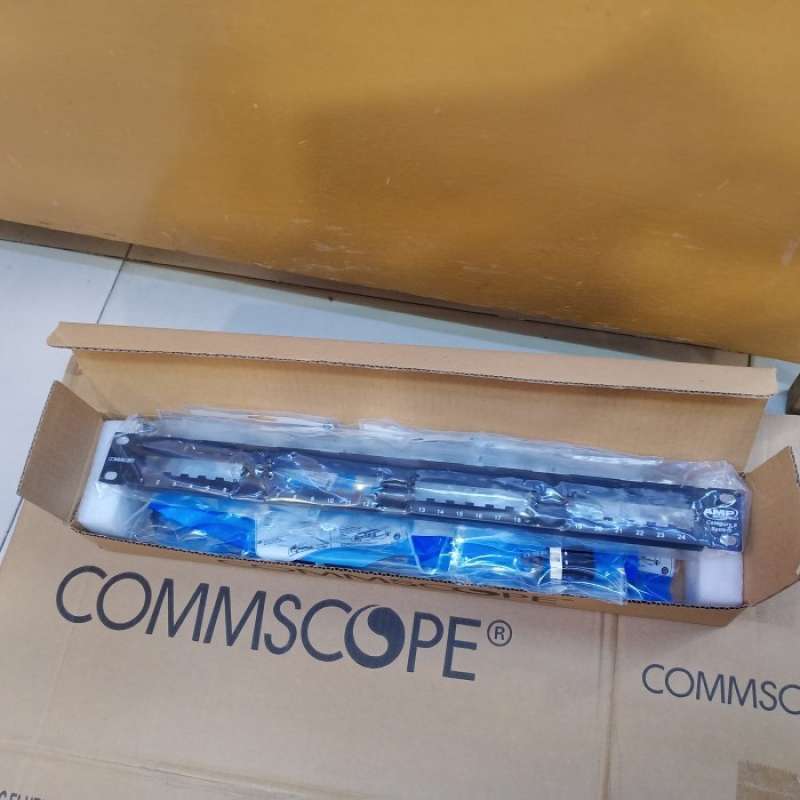 Promo patch panel 24 port cat.6 loaded AMP COMMSCOPE Diskon 23% di ...
